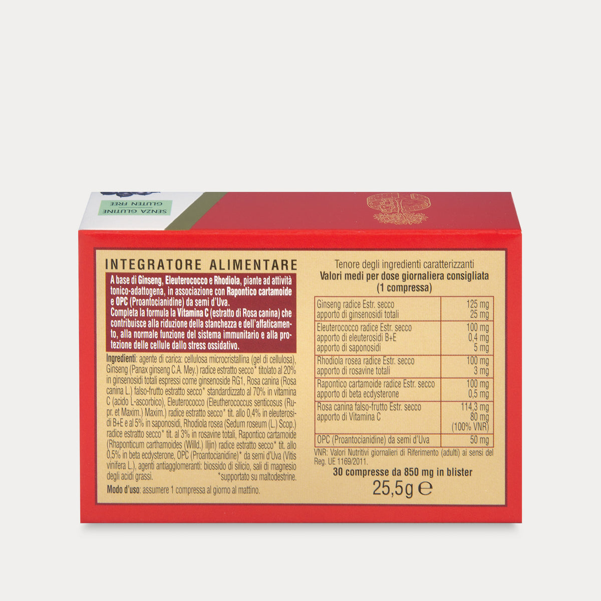 Integratore Energia Più 30 compresse – L’Erbolario
